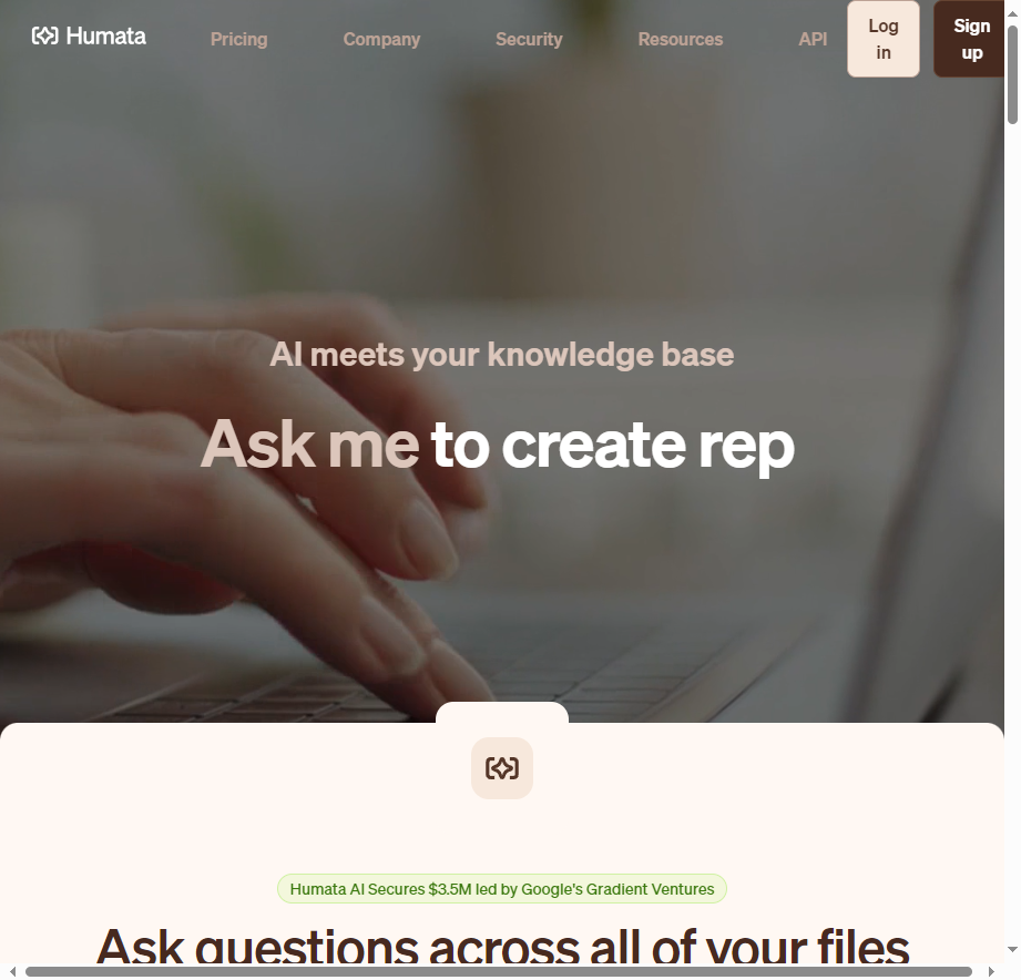 Humata - 基于GPT的AI文档分析、阅读和问答工具 | AI工具资源导航